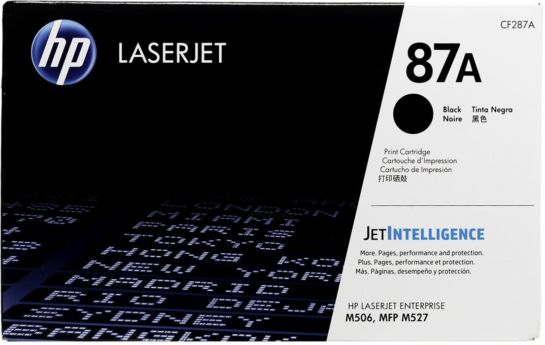 Original HP 87A Black LaserJet Toner Cartridge (CF287A)