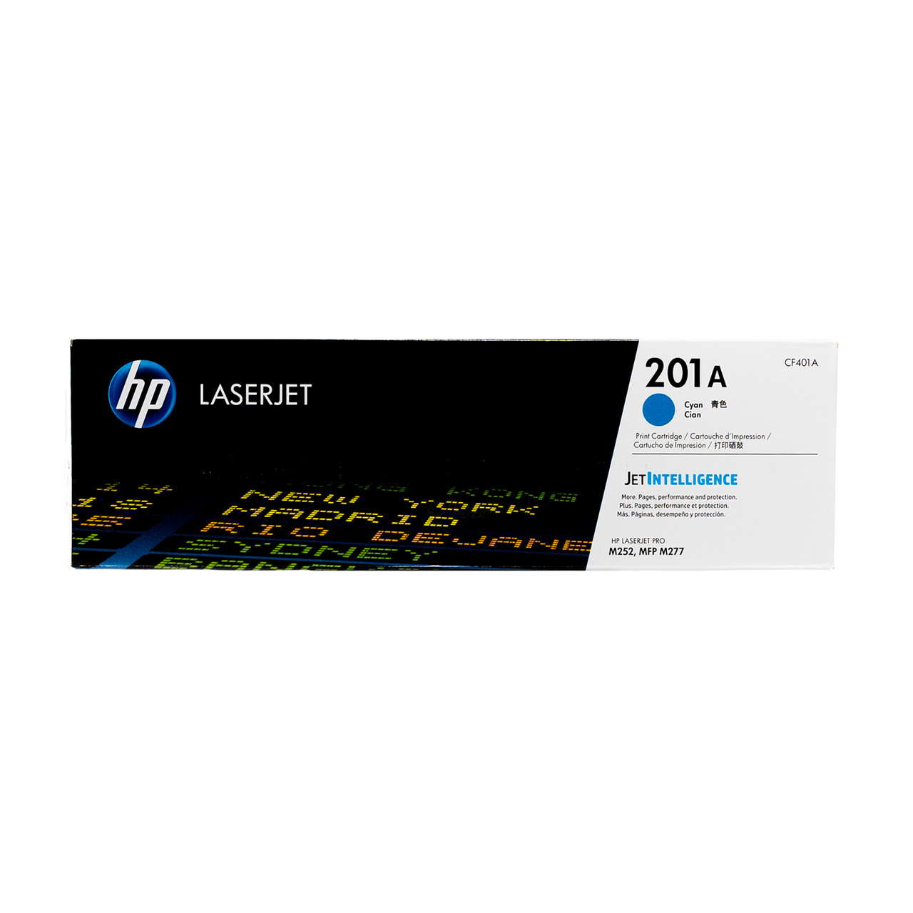 Original HP 201A Cyan LaserJet Toner Cartridge (CF401A)
