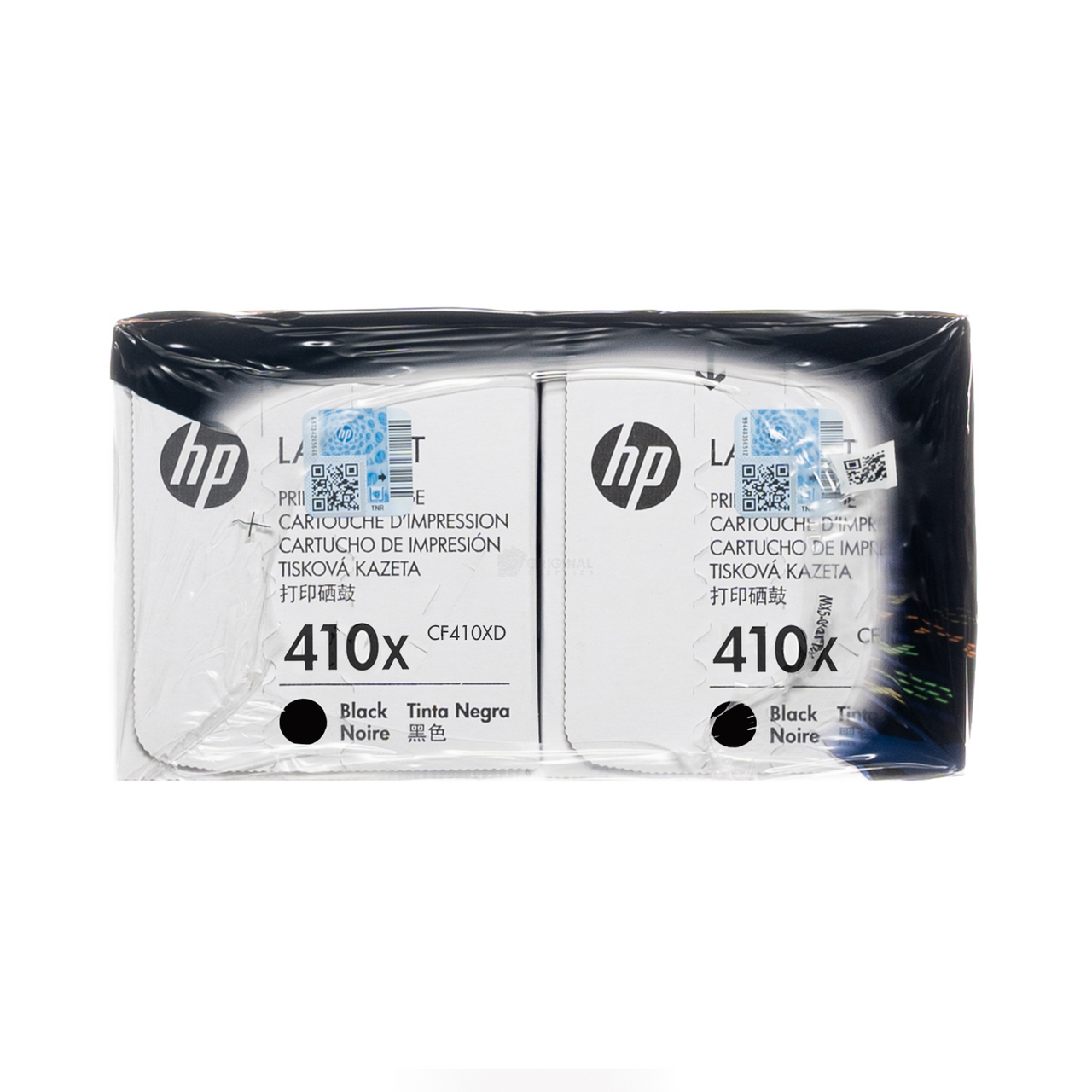 Original HP 410X (Dual Pack) Black High-Yield LaserJet Toner Cartridges ...