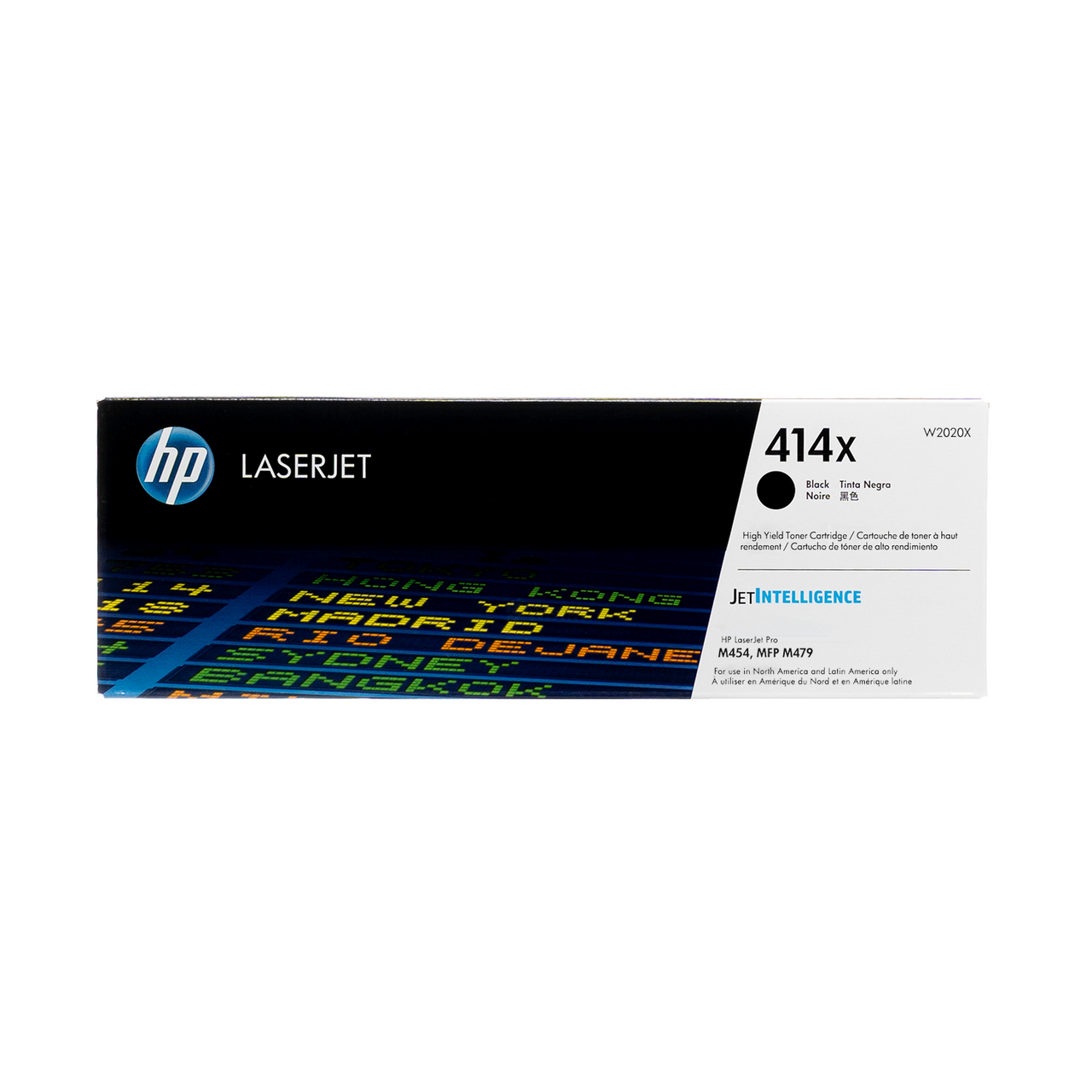 Original HP 414X Black High-Yield LaserJet Toner Cartridge (W2020X)