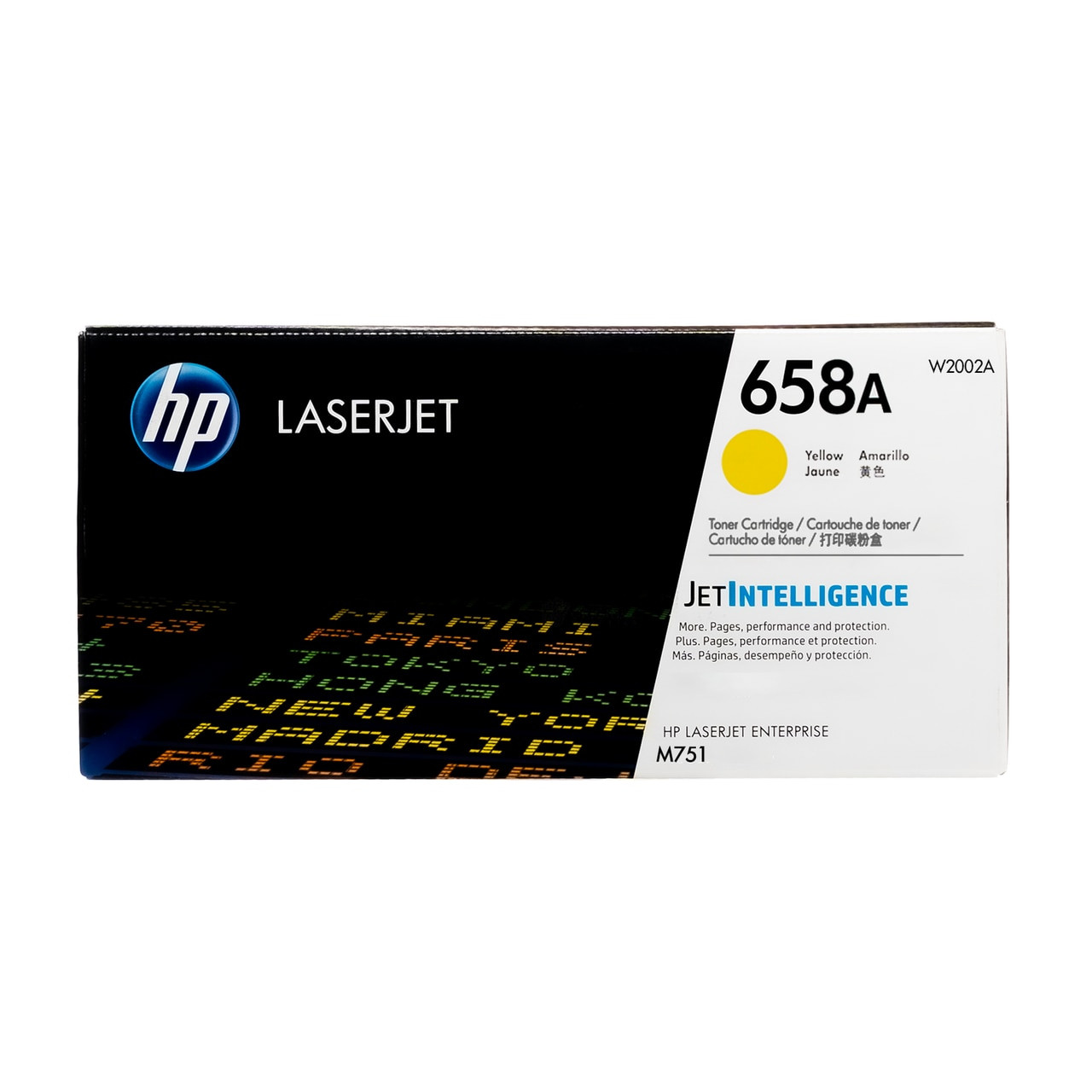 Original HP 658A Yellow LaserJet Toner Cartridge (W2002A)