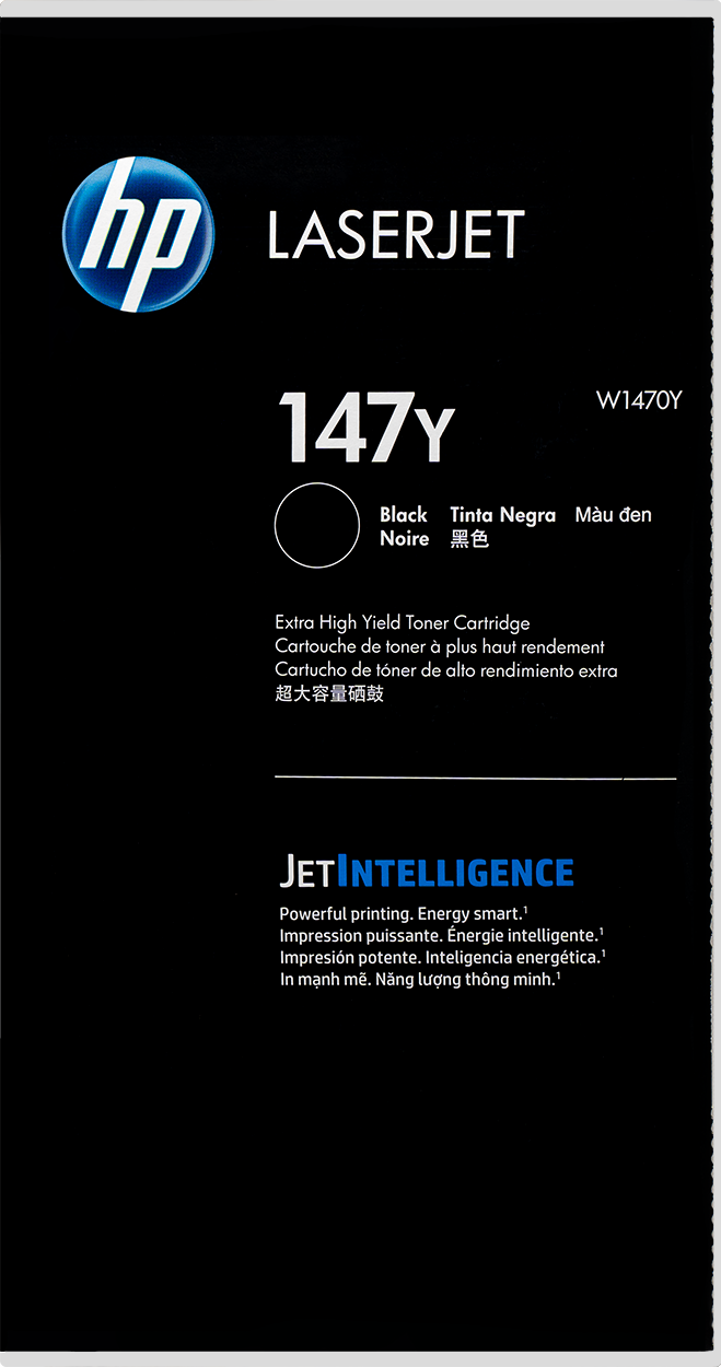 Original HP 147Y Black Extra High-Yield LaserJet Toner Cartridge (W1470Y)