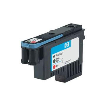 Original HP 70 Matte Black, Red Ink Cartridge (C9409A)