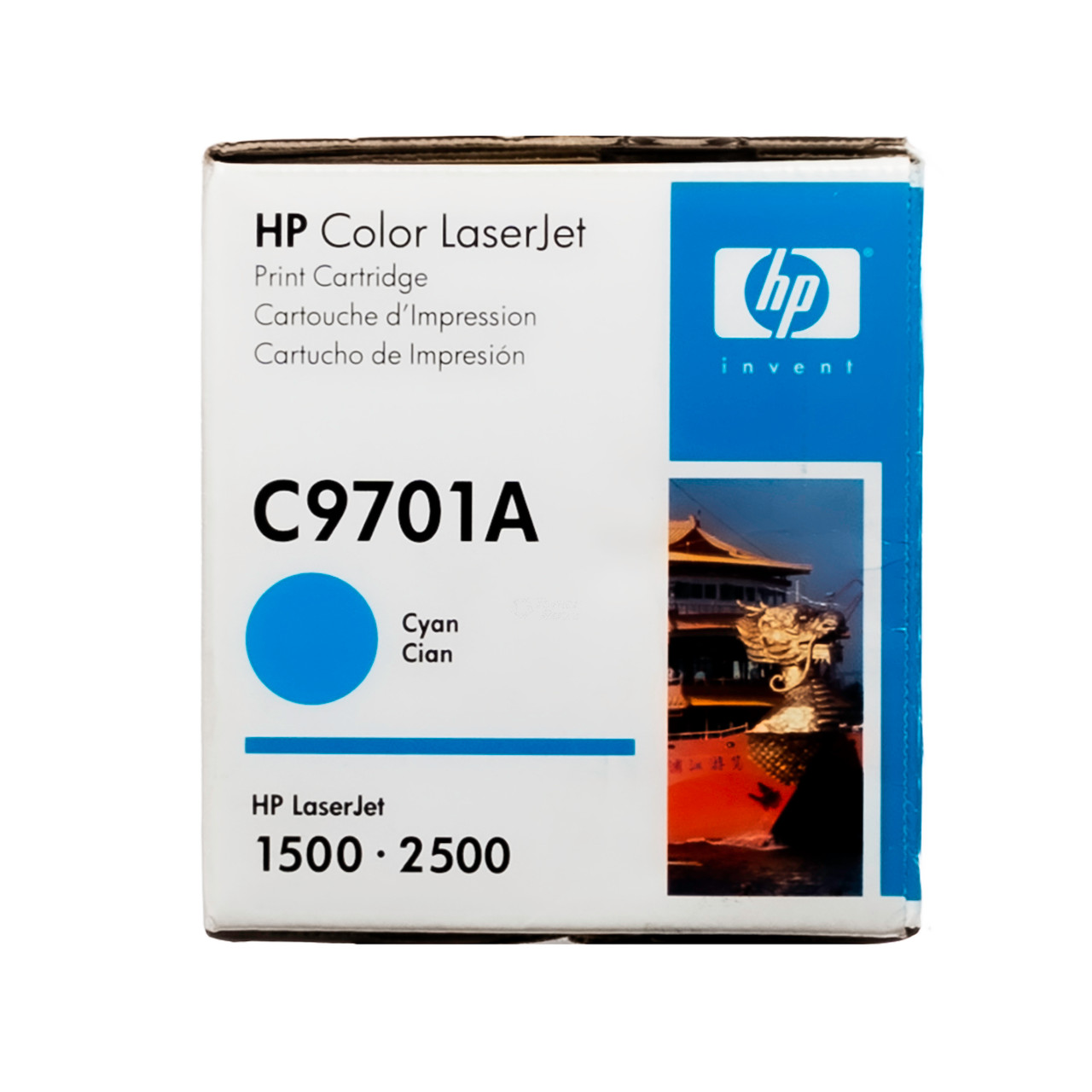 Original HP 121A Cyan LaserJet Toner Cartridge (C9701A)