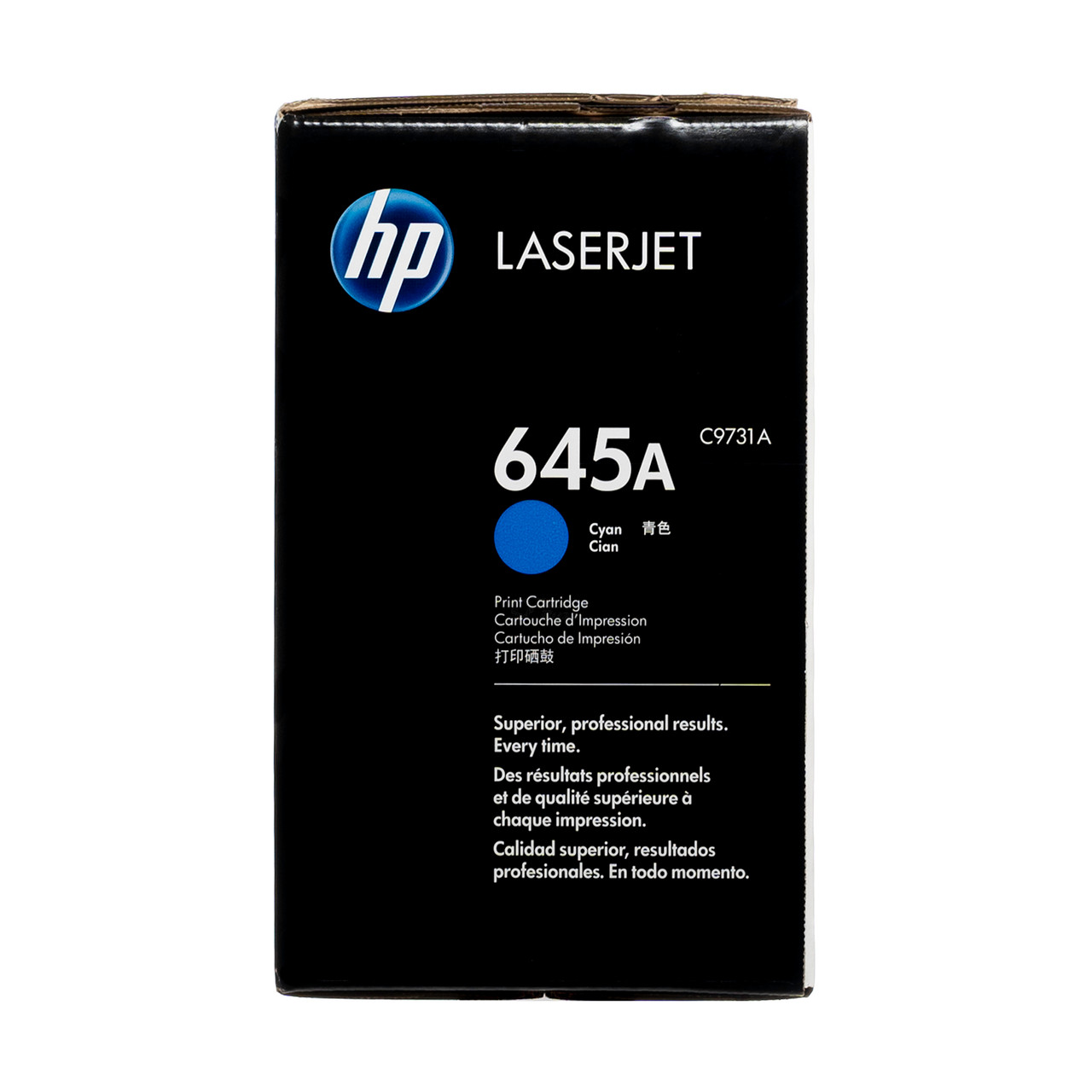 Original HP 645A Cyan LaserJet Toner Cartridge (C9731A)