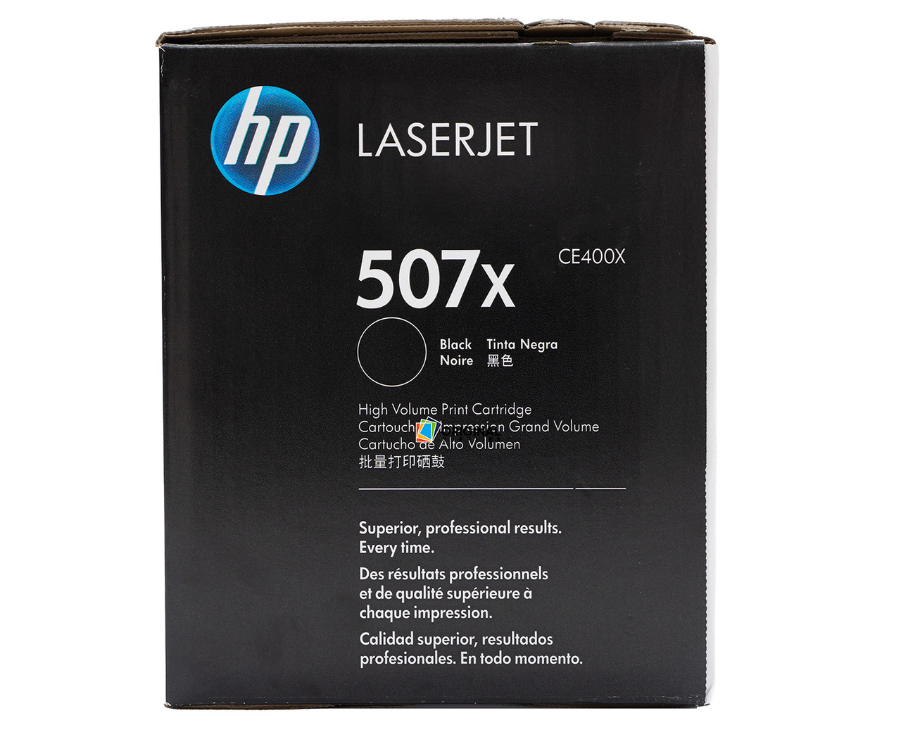 Original HP 507X Black High-Yield LaserJet Toner Cartridge (CE400X)