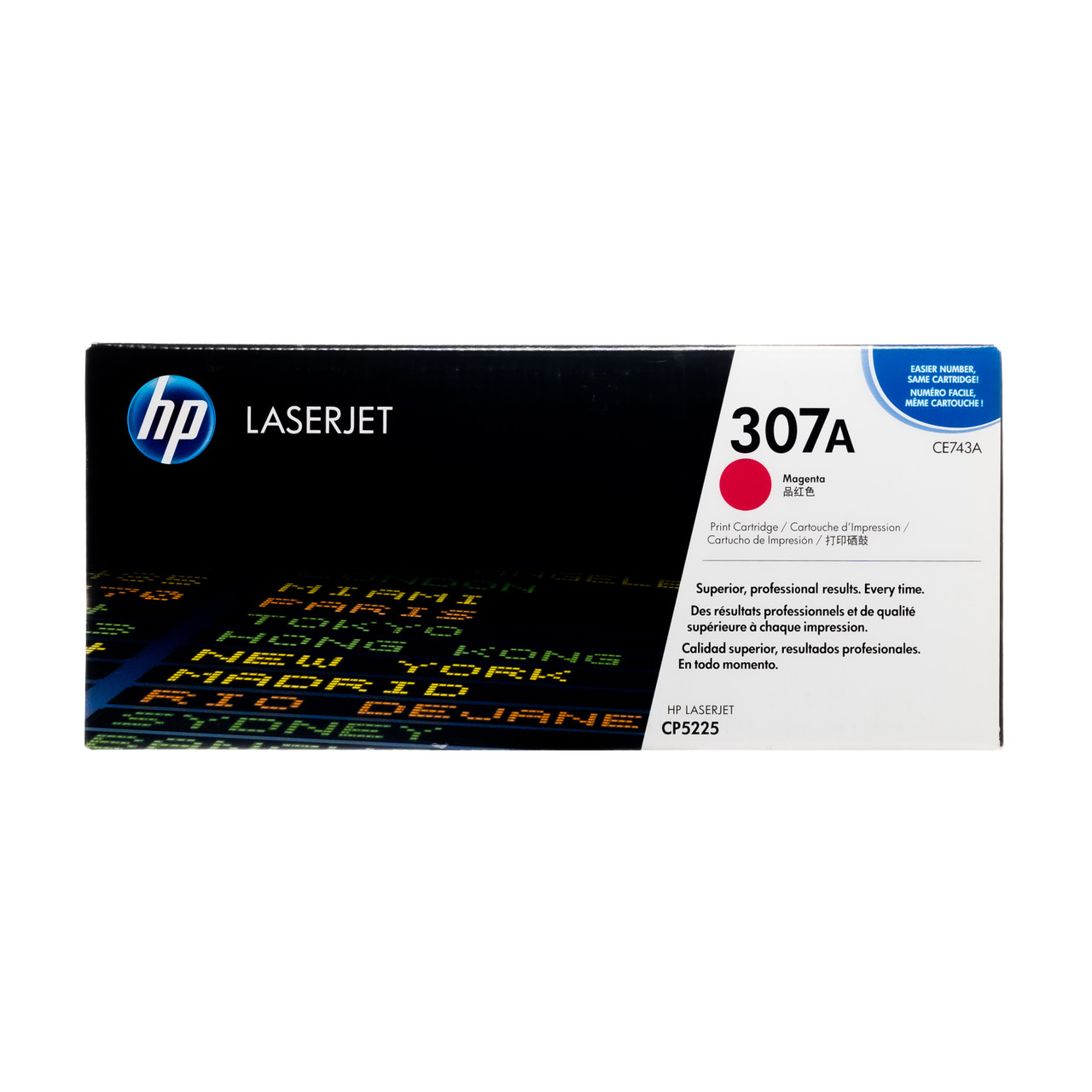 Original HP 307A Magenta LaserJet Toner Cartridge (CE743A)
