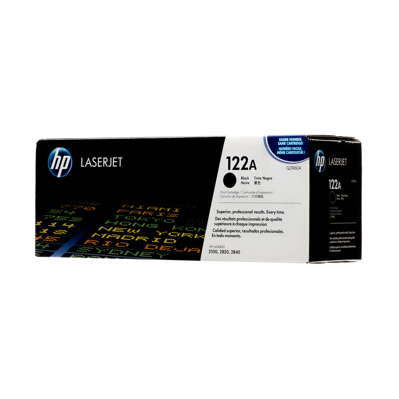 Original HP 122A Black LaserJet Toner Cartridge (Q3960A)