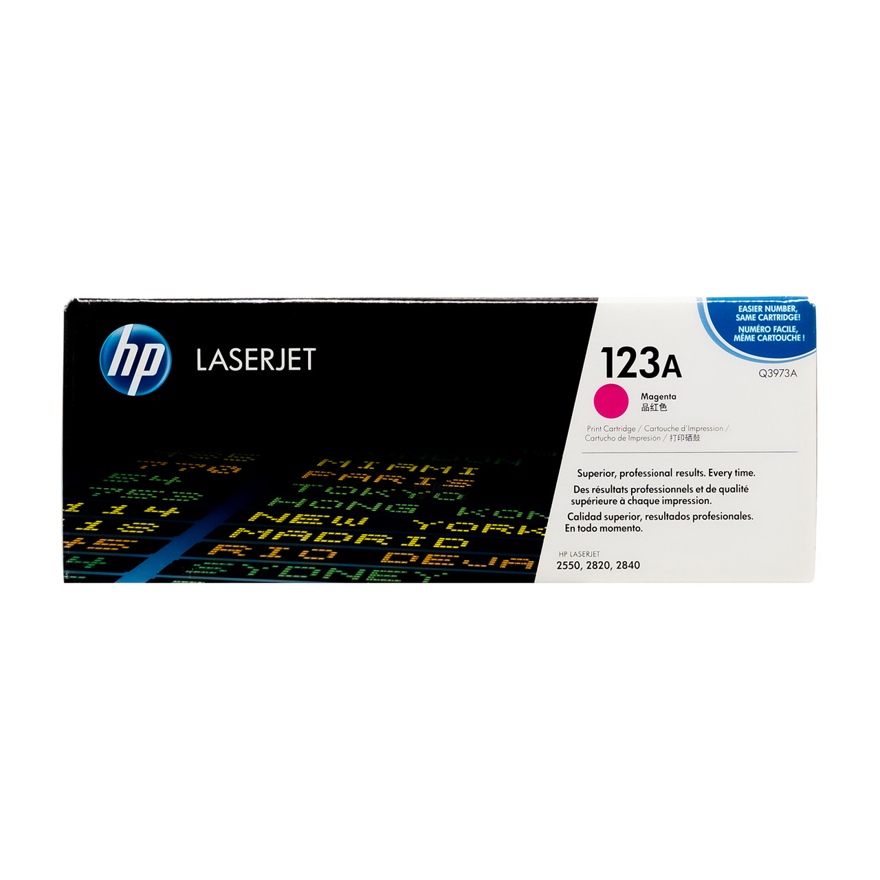 Original HP 123A Magenta LaserJet Toner Cartridge (Q3973A)