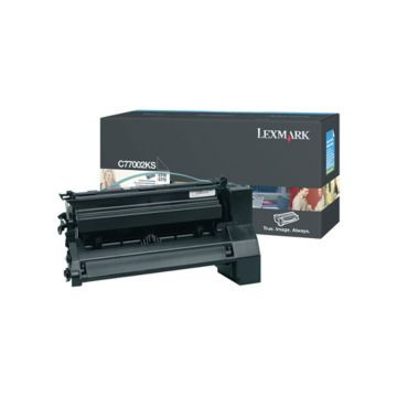 Original Lexmark C7702KS Black Laser Toner Cartridge
