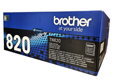 Original Brother TN-820 Black Laser Toner Cartridge (TN820)