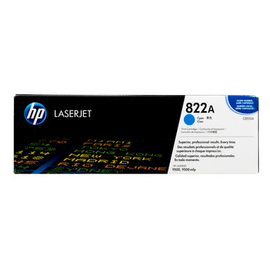 Original HP 822A Cyan LaserJet Toner Cartridge (C8551A)