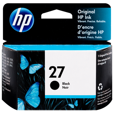 Original HP 27 Black Ink Cartridge (C8727AN)