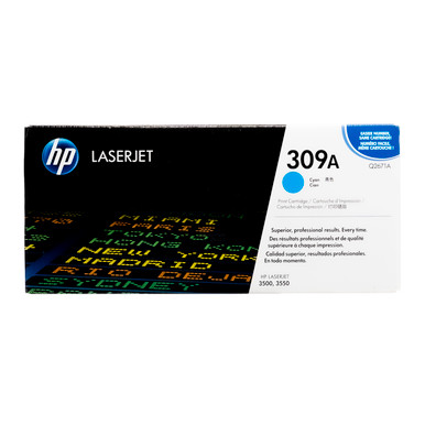 Original HP 309A Cyan LaserJet Toner Cartridge (Q2671A)