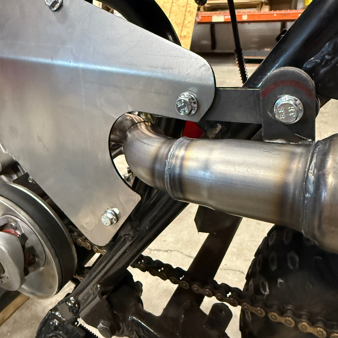 V2 Super Pipe Exhaust System, MB200 and Hurricane 200X (V2SUPERPIPE)