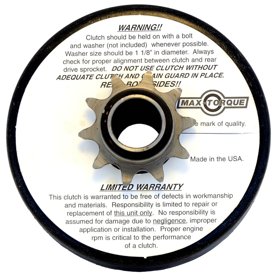 Max-Torque Centrifugal Cog Belt Clutch