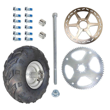 Rear Wheel Assembly Kit, Coleman CT100 (REARWHEEL-CT100)