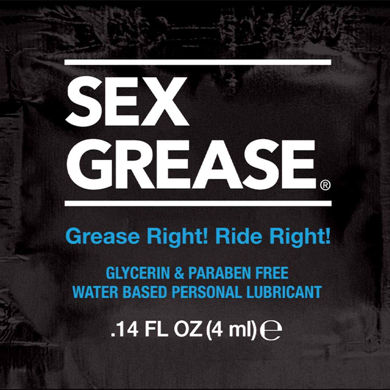 Sex Grease Water Based Personal Lubricant 4ml Foil