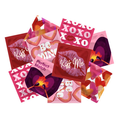 Cupid's Choice Valentine's Day Lubricated Condom Mix - Total Access Group