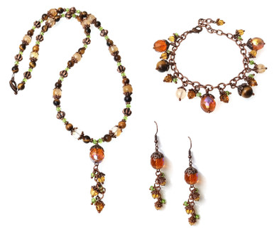 Seasons Harvest Beaded Jewelry Making Kit Set