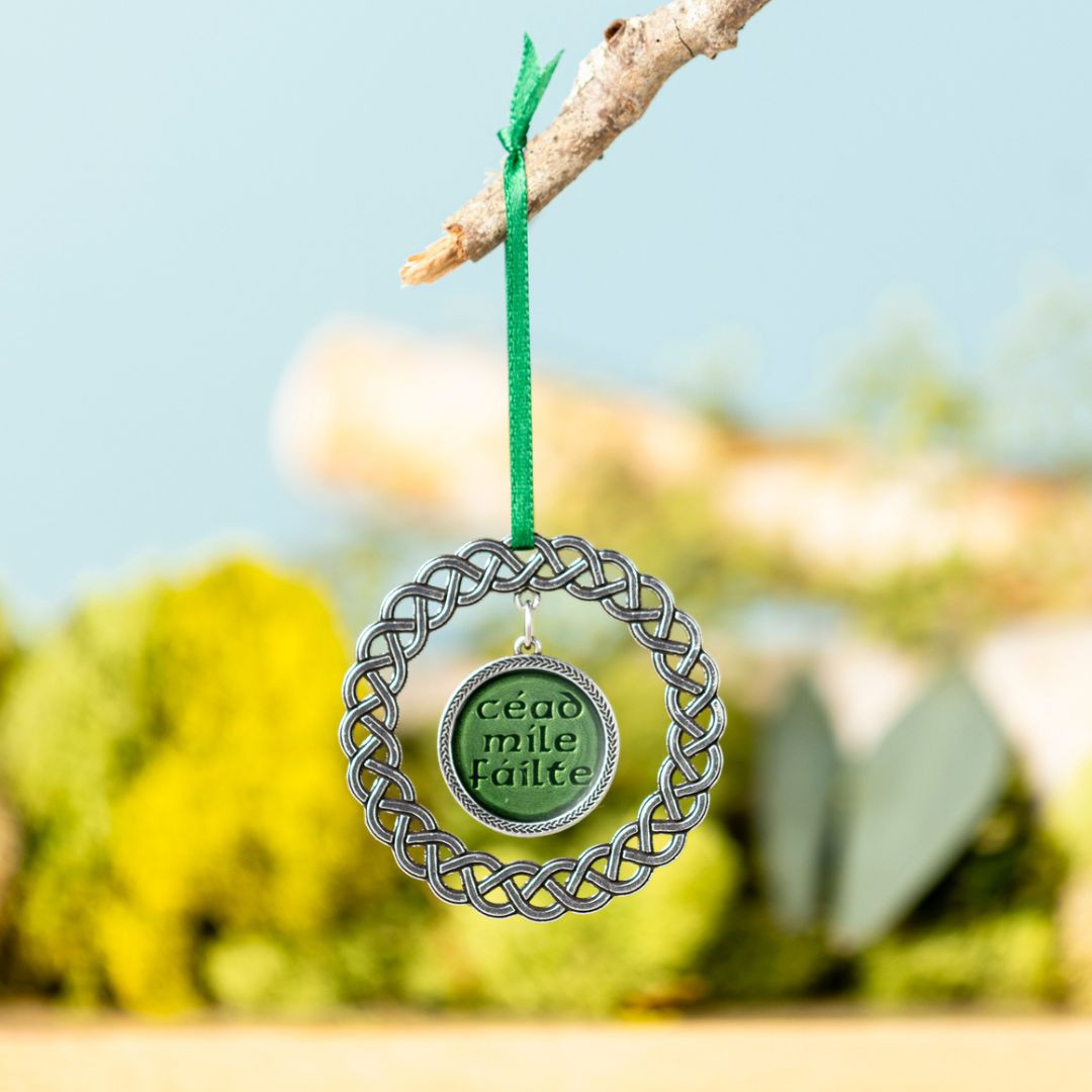 Irish Welcome Ornament - Danforth Pewter