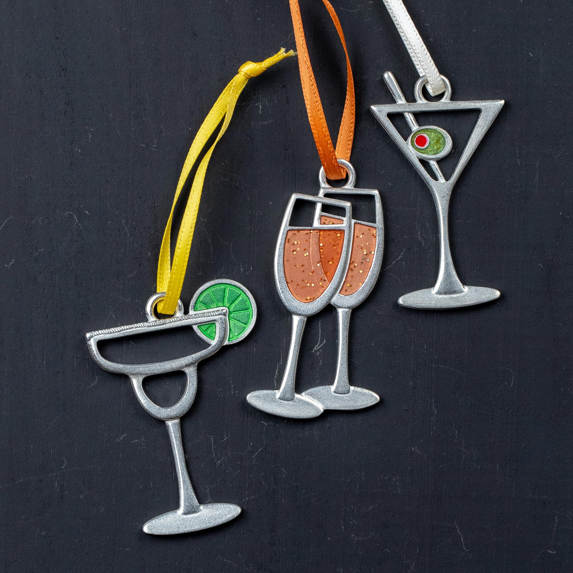 Twelve Days of Christmas Spinning Ornament Collection - Danforth Pewter