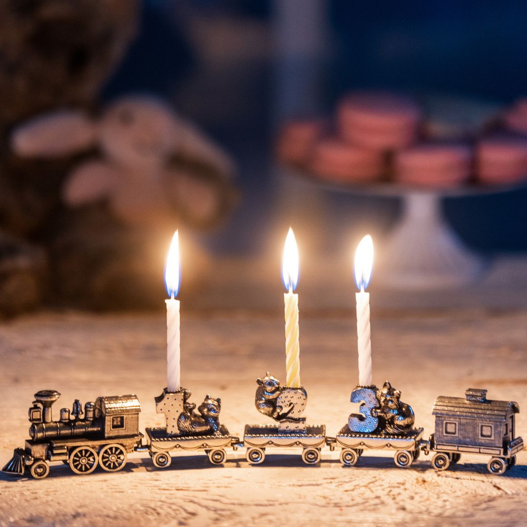 Birthday Candleholder Train Set