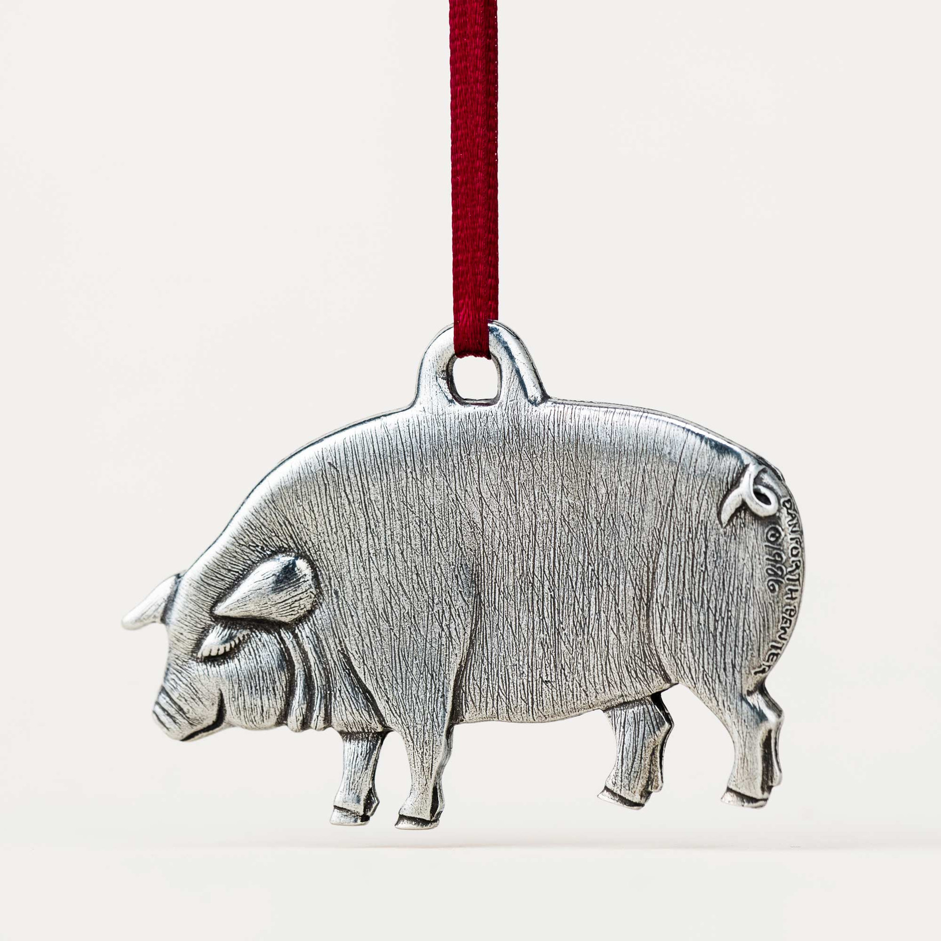 Pig Herder's Wife - Nativity - Danforth Pewter - Made in USA