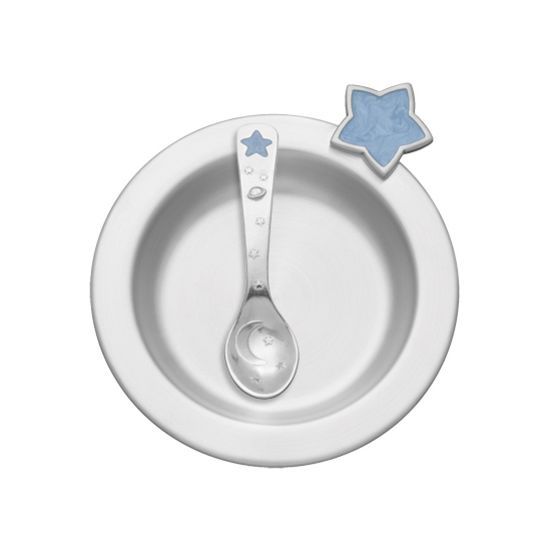 Heart / Pink Dish & Spoon Set - Danforth Pewter - Made in USA