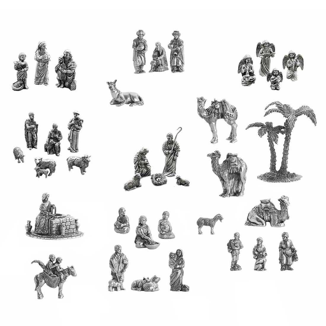 Complete Nativity Collection - Danforth Pewter - Made in USA