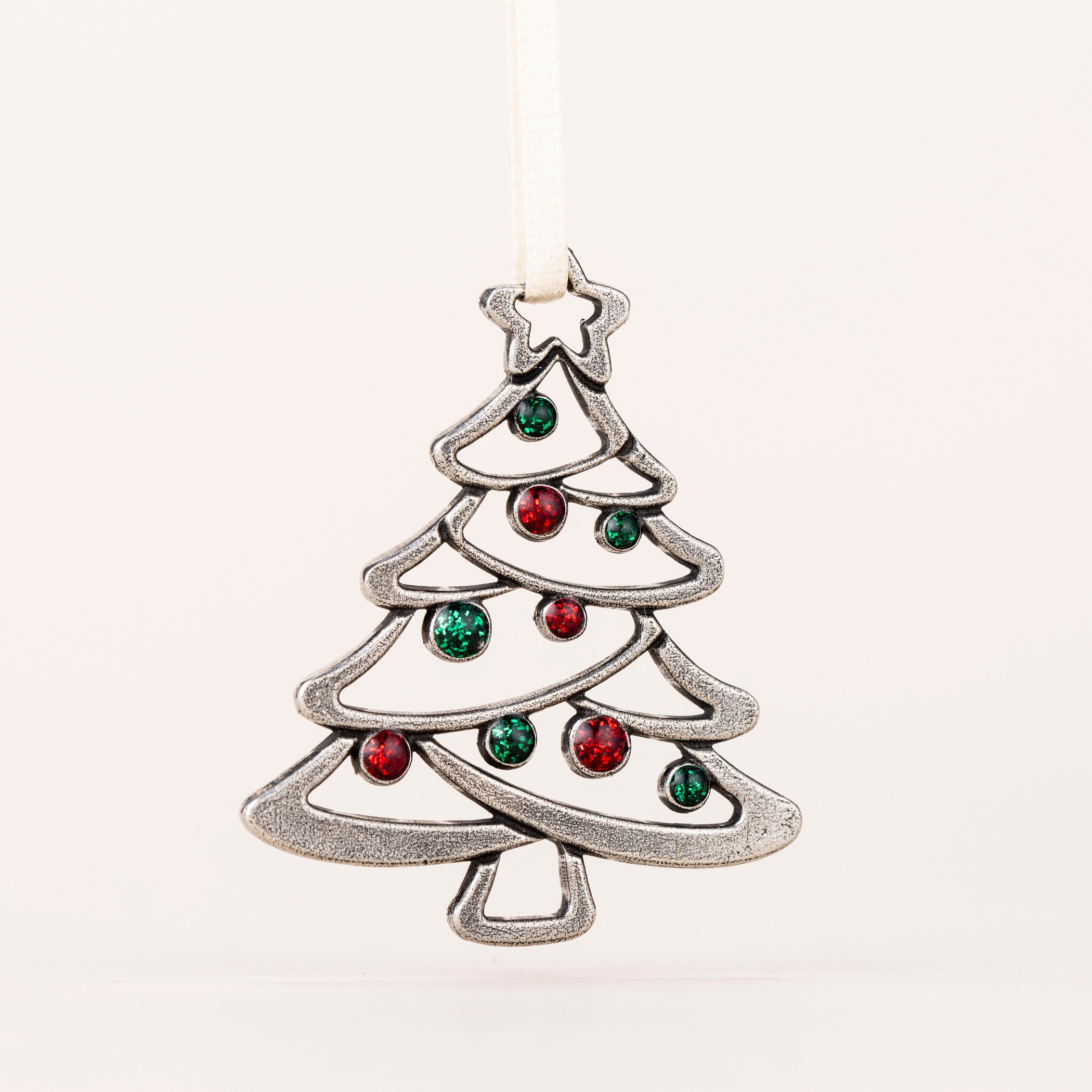 Partridge In A Pear Tree Ornament - Danforth Pewter - Made in USA