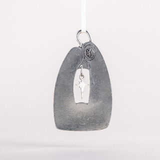 Wild Turkey Pewter Ornament | Thanksgiving & Holiday Décor