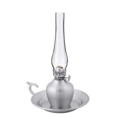 Chamber Oil Lamp - Danforth Pewter - Made in USA