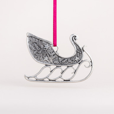Vermont Sleigh Ornament - Danforth Pewter - Made in USA