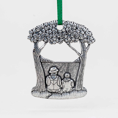 Gone Fishing Ornament - Danforth Pewter