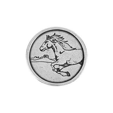 Heads / Tails Horse Pocket Coin - Danforth Pewter - Made in USA