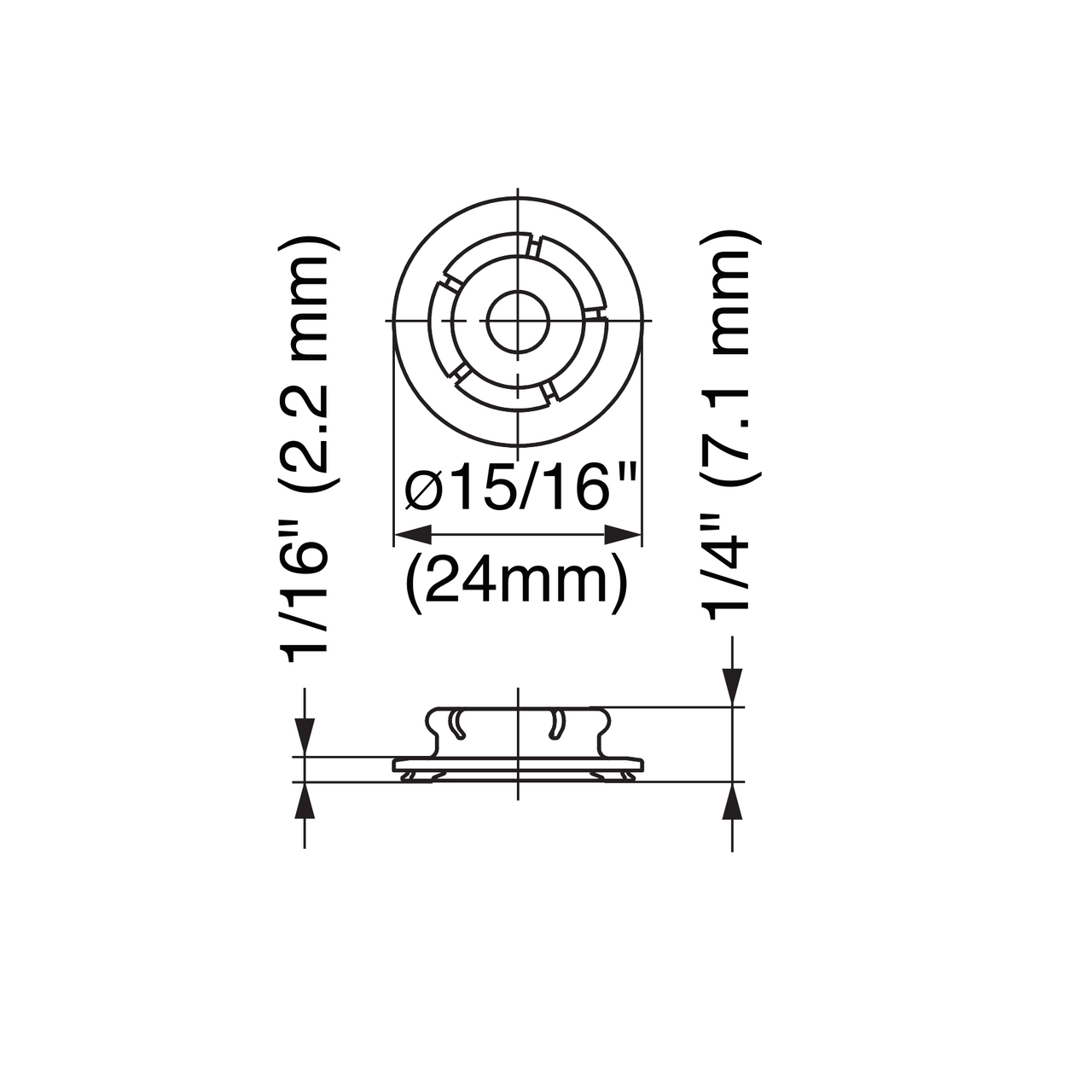 Heavy Duty Very Low Profile Clip Set - VL-03X - Sugatsune America