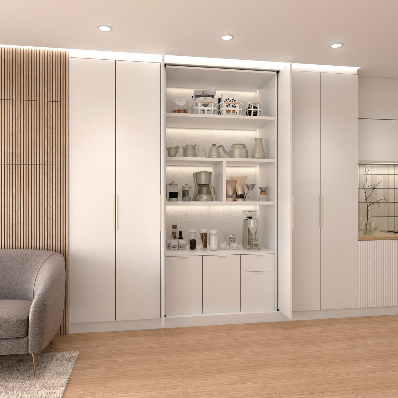 Pocket Door System (Overlay / Soft-Close), Use 4 Slides - ALT-ST20-D10L ...