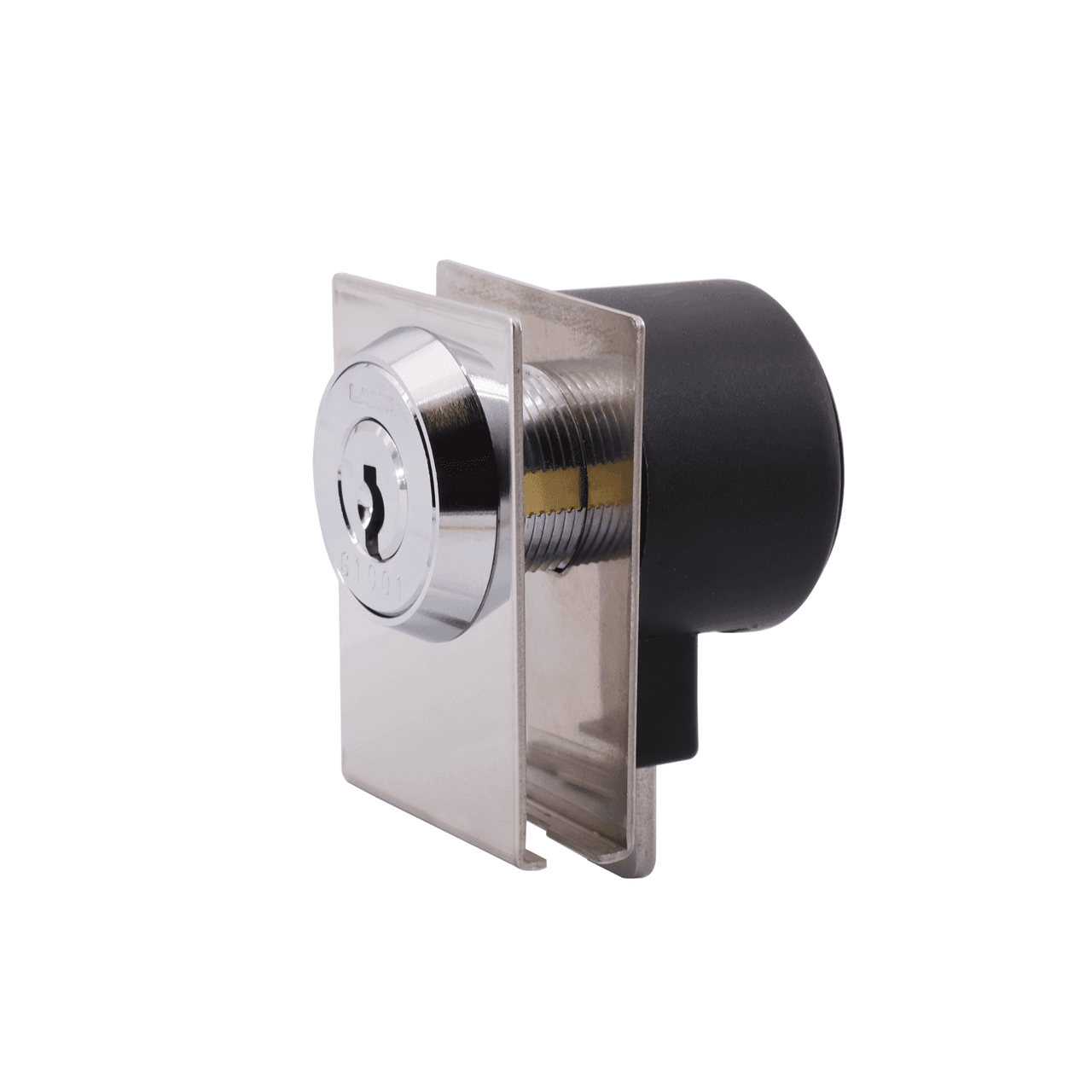 Square Plate, Cylinder Glass Door Lock Keyed Alike - 1310GL-SQ-CR-G1001 ...