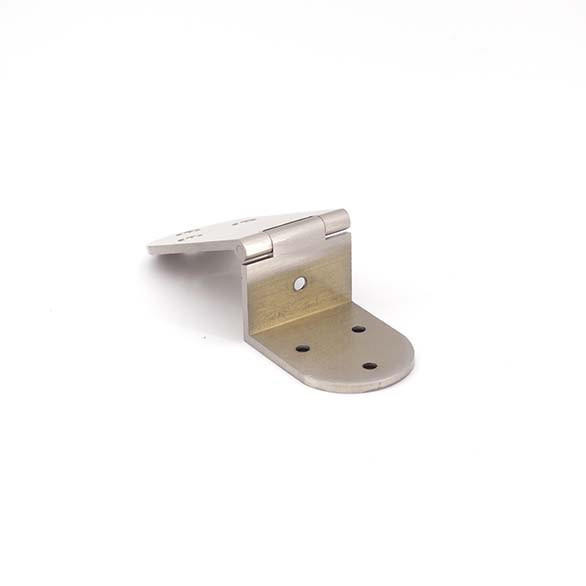 Overlay Angle Hinge, Satin Nickel (AHA-24/SN) | Sugatsune