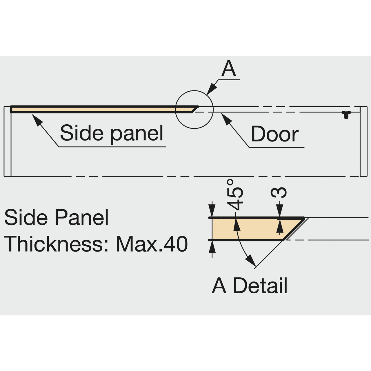Heavy Duty MFU | Left Flush Sliding | Sugatsune America | Ready to Ship