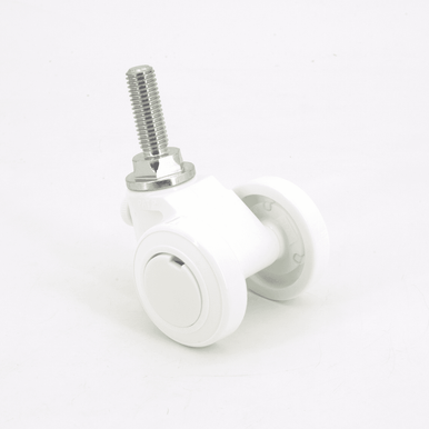 Parts Separable Caster (With Glide) - CABF-50/WHT - Sugatsune America