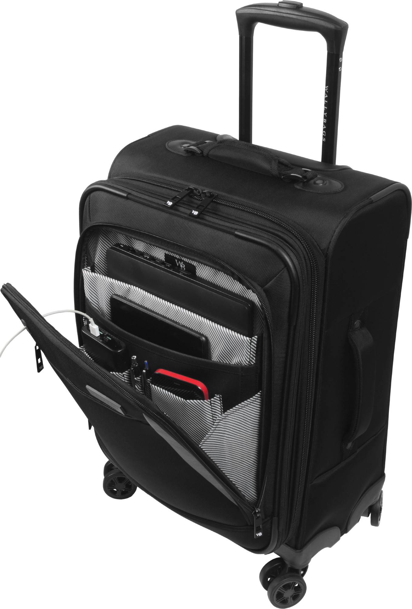 WallyBags | Solutions 20" Expandable Spinner Carry-On