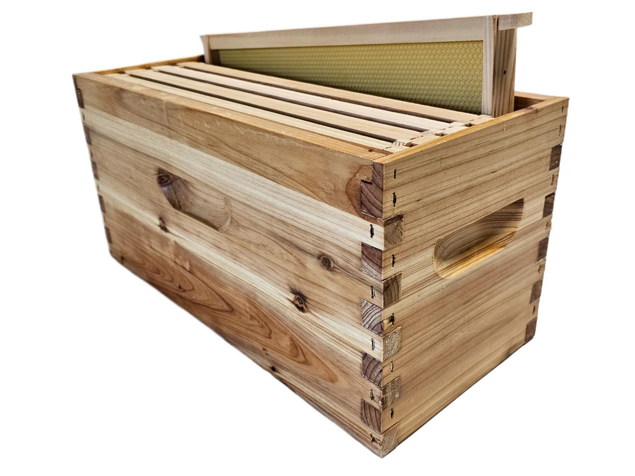 Wooden 9" Bee Hive Frames | Lappe's Bee Supply Honey Farm