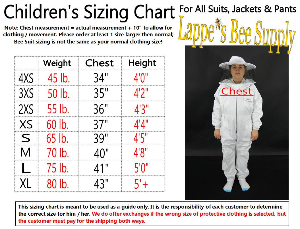 Little Beginners Bee Suit For Kids | Lappe's Bee Supply