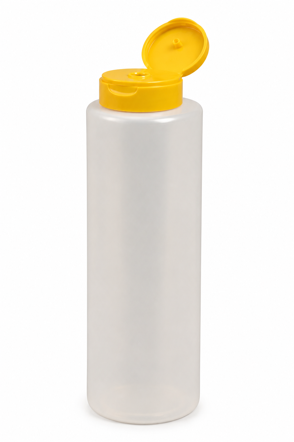 16 oz. Opaque Translucent Cylinder Honey Containers with Lids ...
