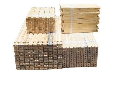 Unassembled Deep Frames Groove Top & Bottom | Lappe's Bee Supply