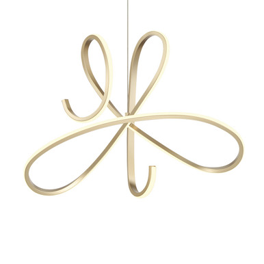 Astor by Robin Baron LED Pendant in Soft Gold