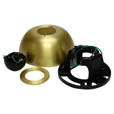 Accessory Sloped Ceiling Kit in Brushed Satin Brass