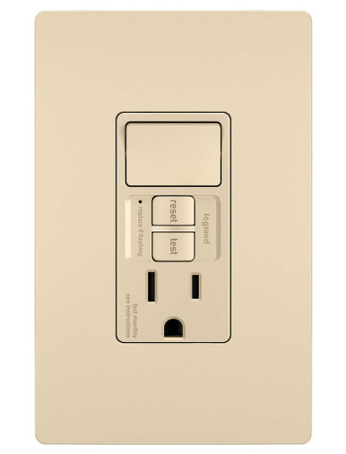 radiant Combination Single Pole Switch and Tamper-Reistant 15A Duplex ...